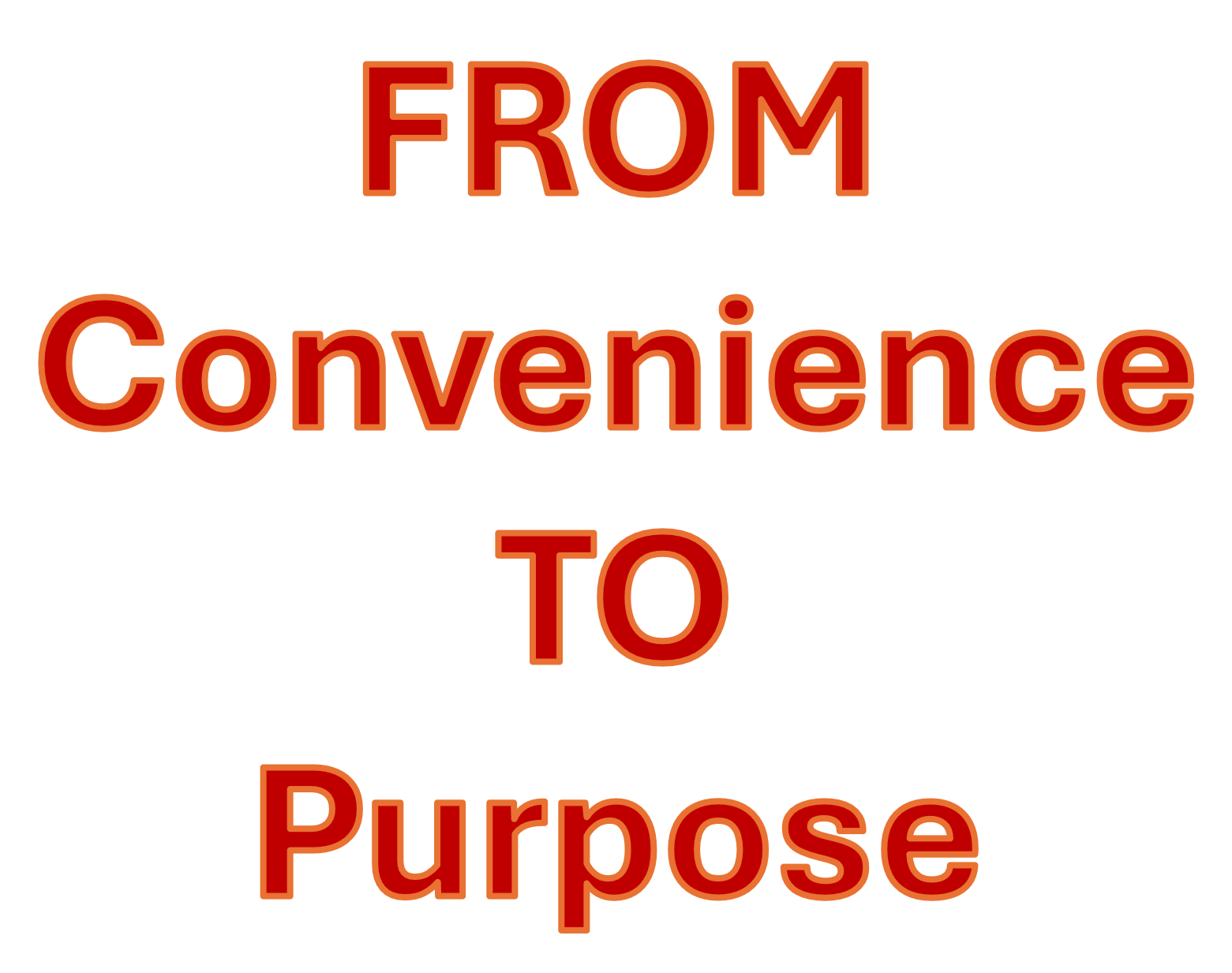 Convenience Is the Enemy | Hinesight....for Foresight